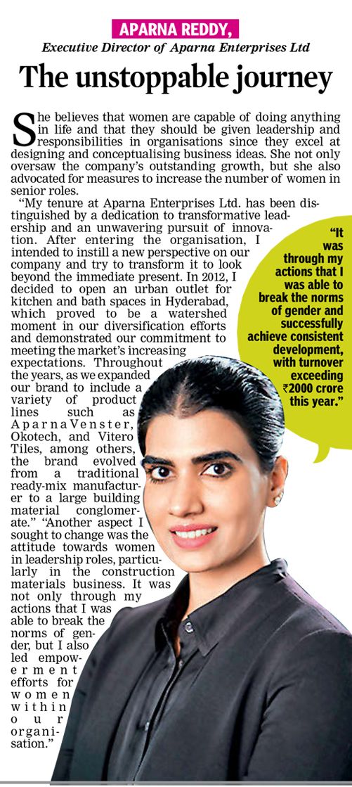 Aparna Reddy Unstoppable Journey